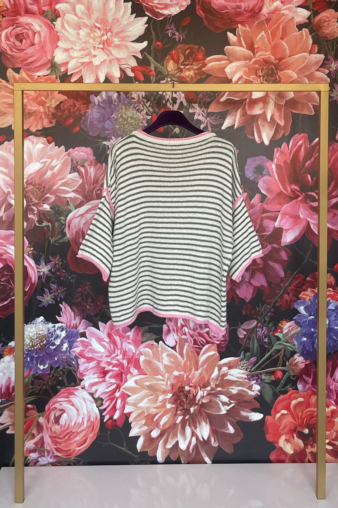Ringel Pullover beige – Louise Fashion